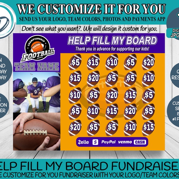 Fill My Football - Etsy