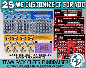 Cheer Sponsor Calendar - Etsy