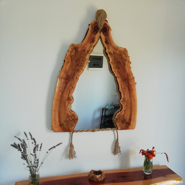 Rustic Mirror - Etsy