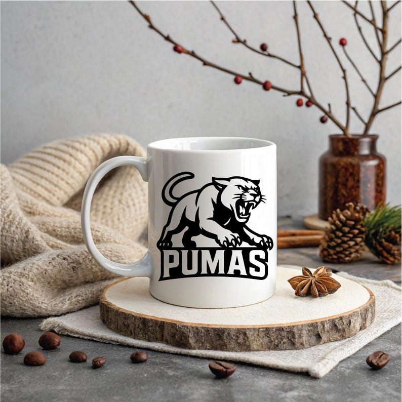 Pumas Sports Team Logo SVG PNG, Baseball, Basketball, Football, Design ...