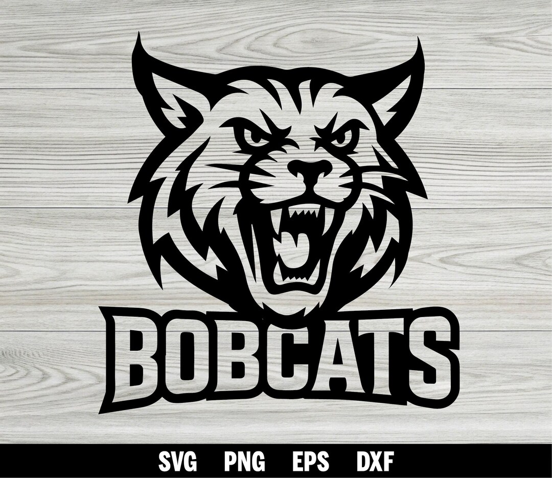 Bobcats Sports Team Logo SVG PNG DXF | Basketball, Baseball, Football ...