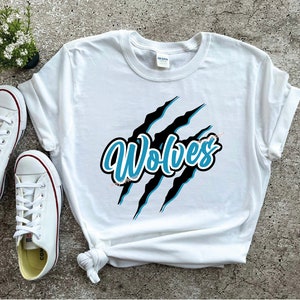 Wolves Team SVG PNG EPS File Go Slash Scratch Paw Cricut Cut Design ...