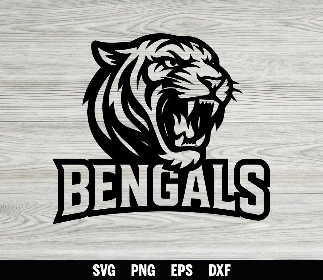 Bengals Team Logo PNG SVG EPS, School Sports Cricut Cut File, Go Mascot ...