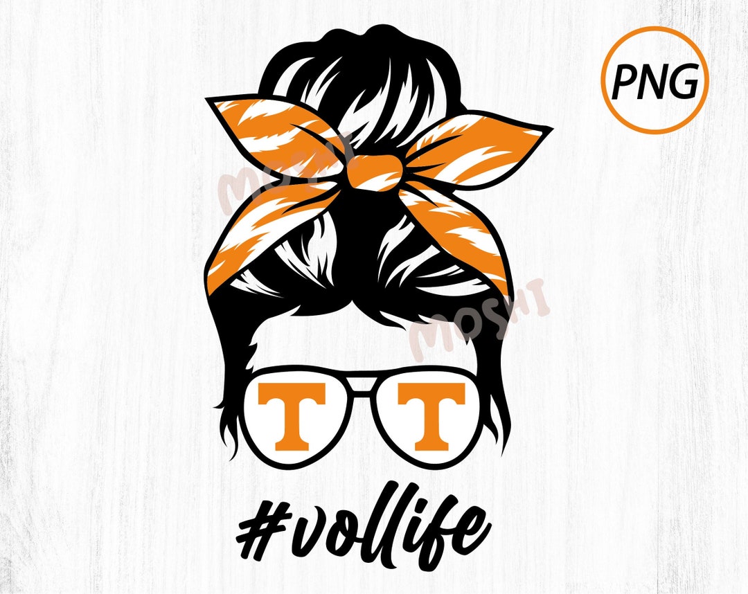 Vols Mom Life PNG Volunteers, Vol Team T Bun Fan School Lady Vols State ...