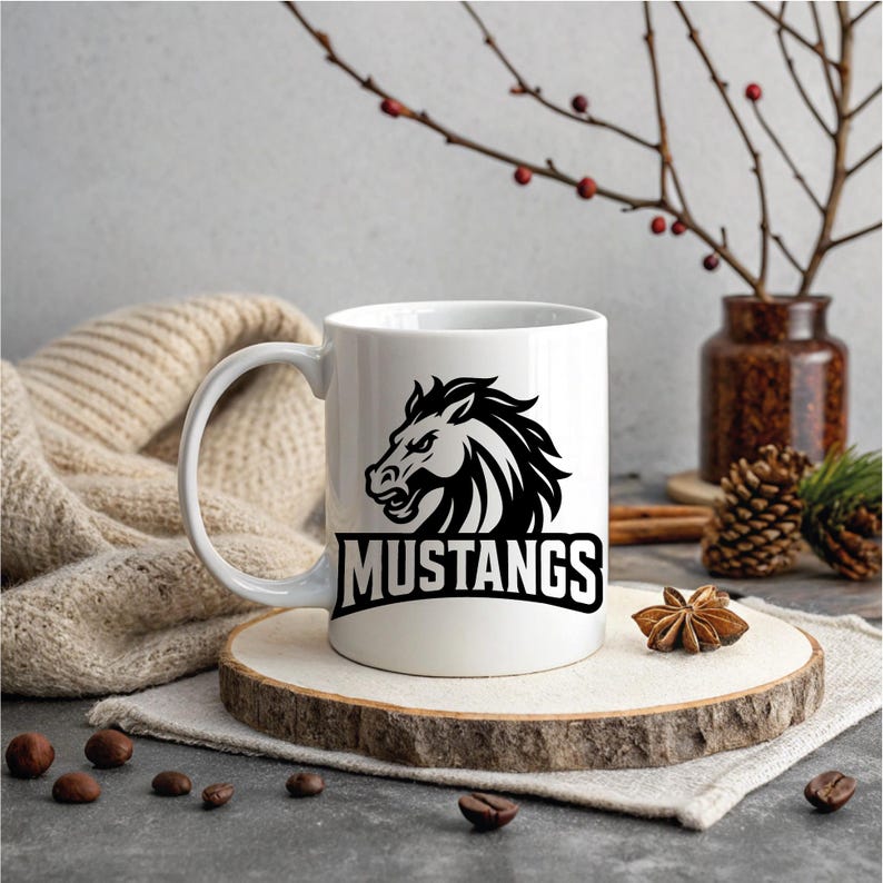 Mustangs Sports Team Logo SVG, PNG, Dxf, Baseball, Basketball, Football ...