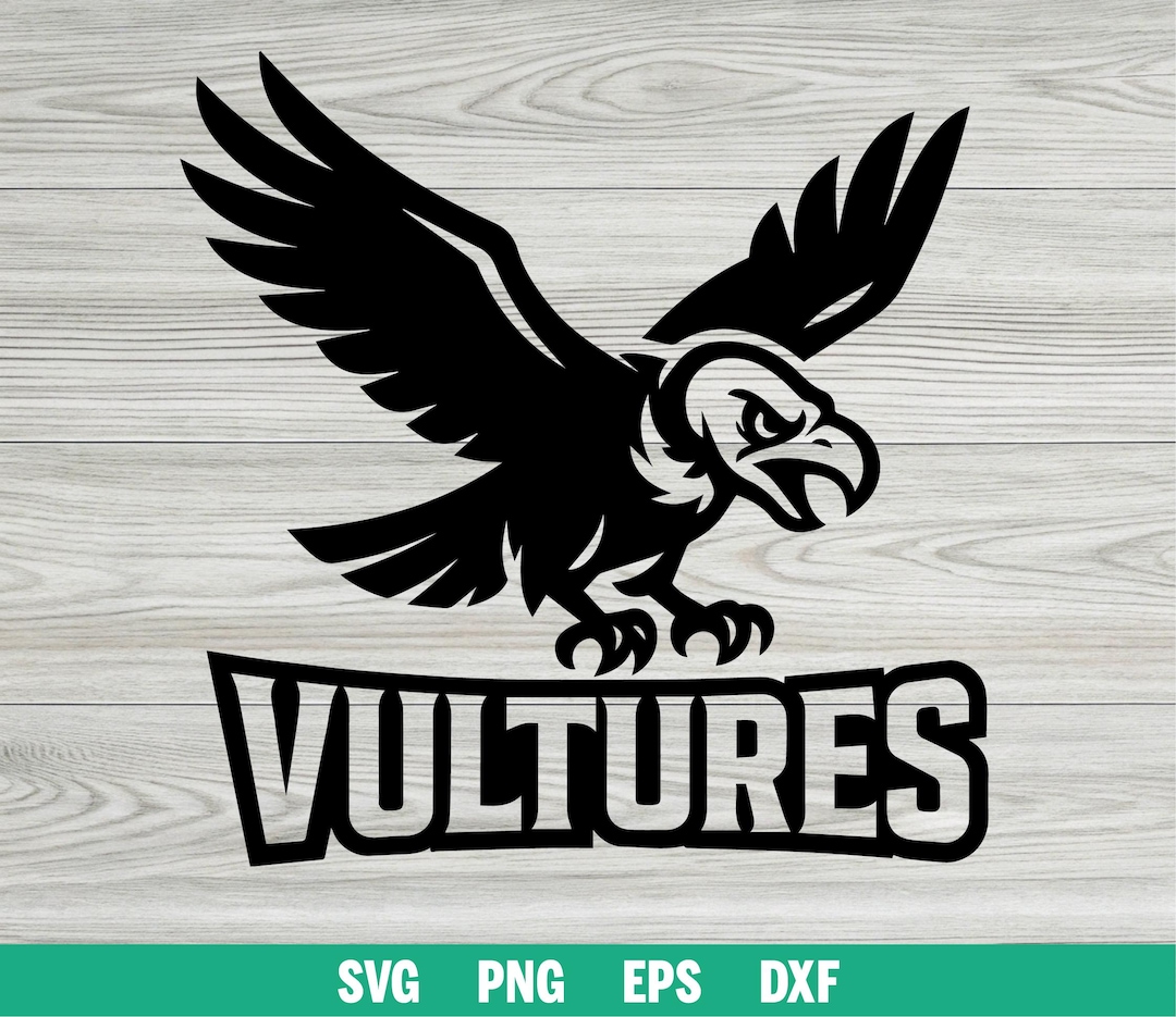 Vultures Sports Team Logo SVG PNG DXF | Vultures Basketball, Football ...