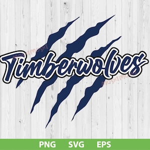 Timberwolves PNG SVG EPS, Go Timberwolves Team Sublimation Dtg Design ...