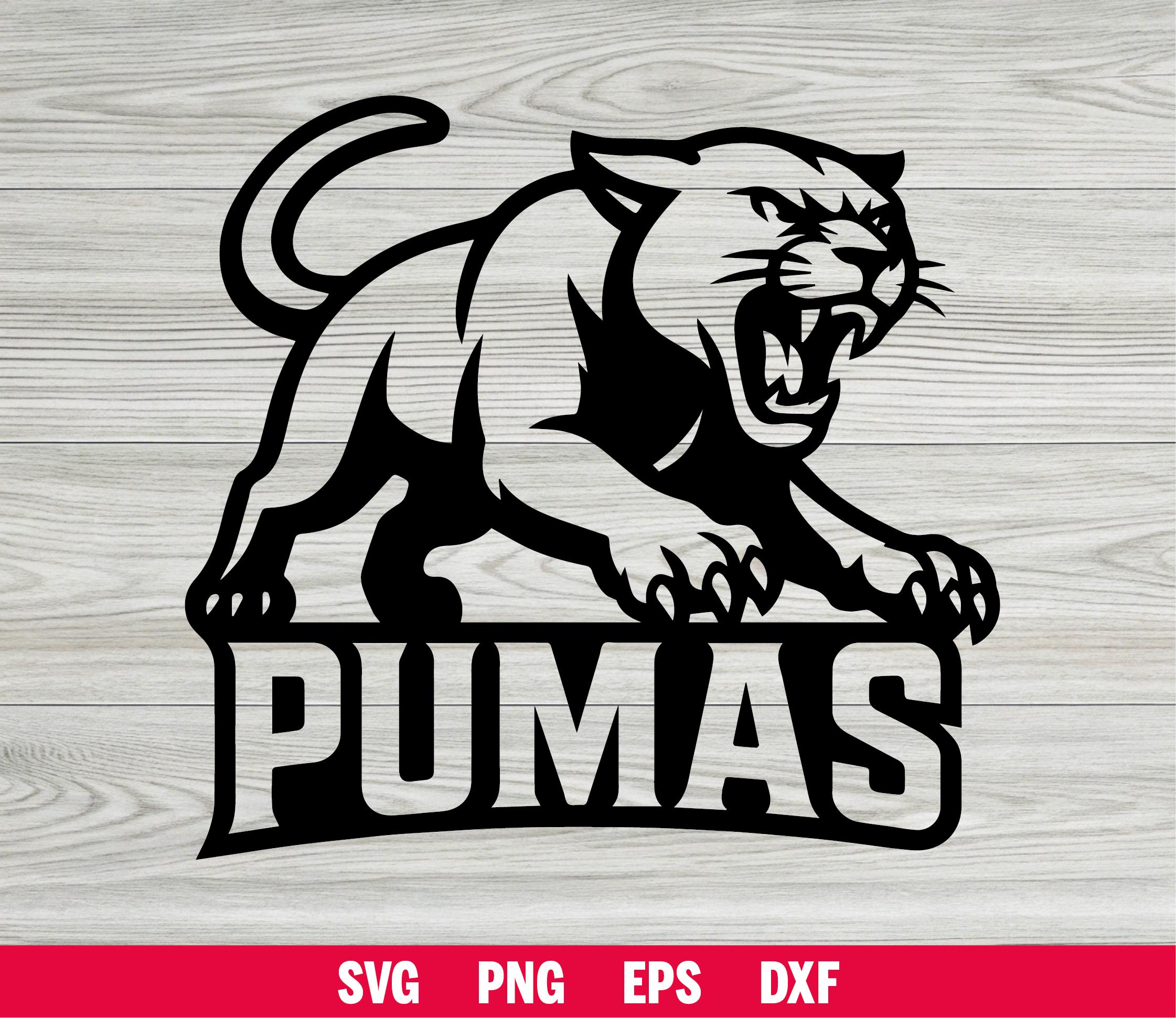 Pumas Sports Team Logo SVG PNG, Baseball, Basketball, Football, Design ...