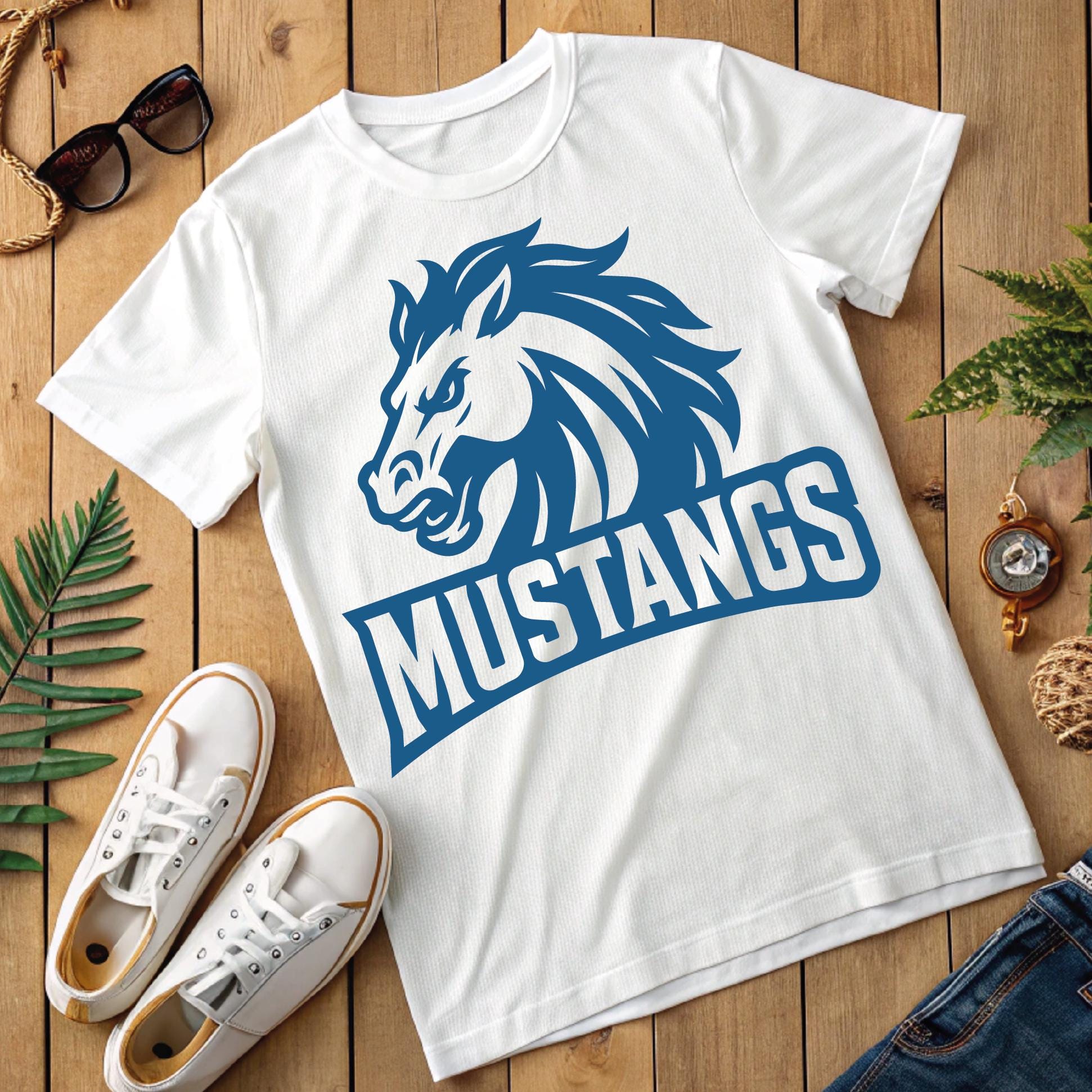 Mustangs Sports Team Logo SVG, PNG, Dxf, Baseball, Basketball, Football ...