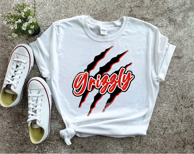 Grizzly Bears Team Logo SVG PNG EPS Scratch Slash Claws Paw Go Sports ...