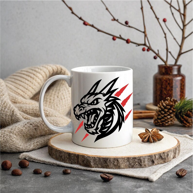 Dragons Team Scratch PNG SVG: Sublimation File, Cricut Cut File ...