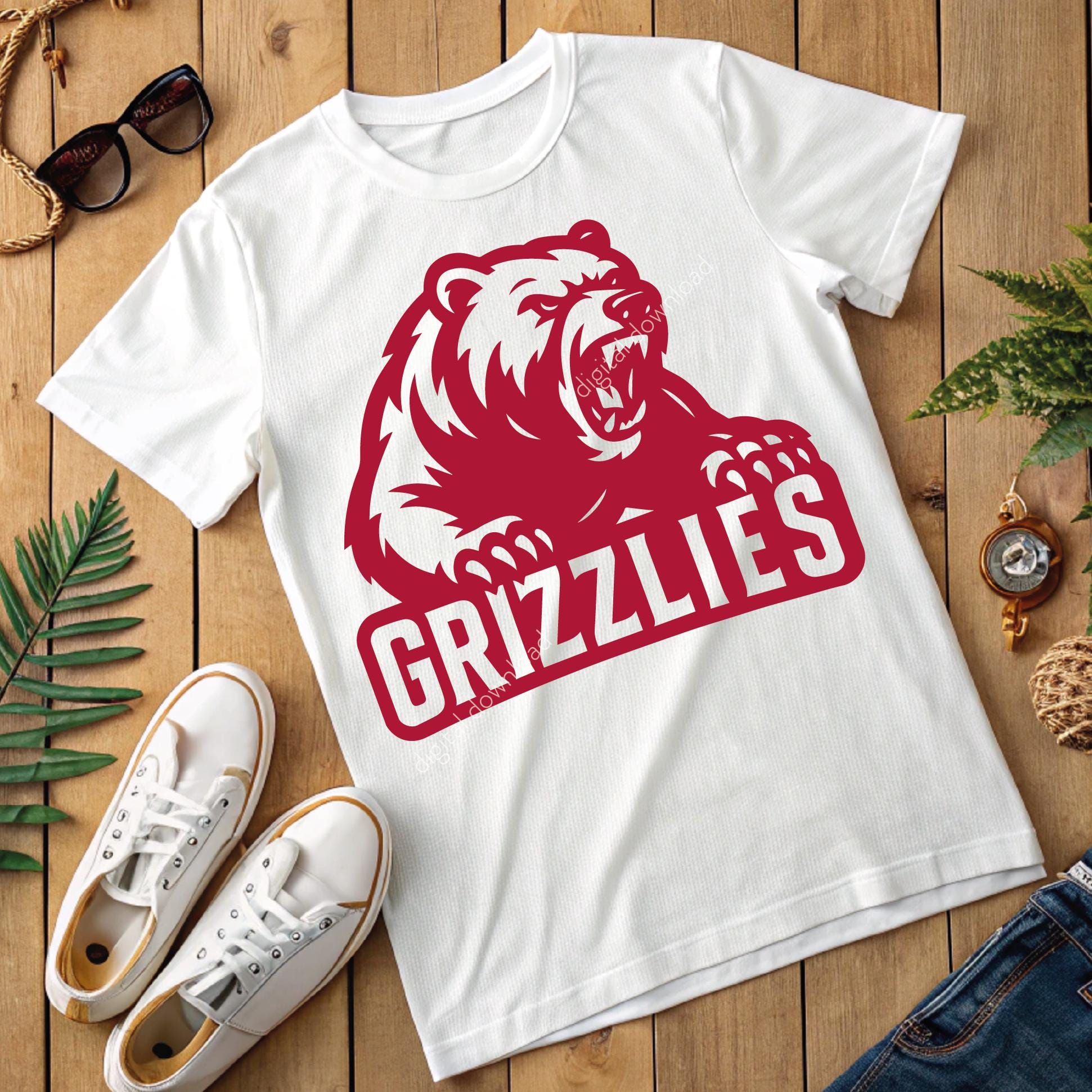Grizzlies Sports Team Logo SVG PNG DXF | Basketball, Baseball, Football ...