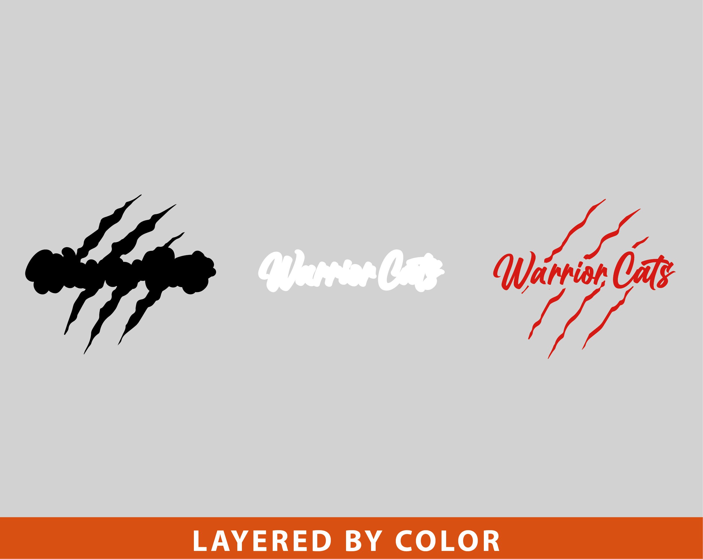 Warrior Cats SVG PNG Slash Scratch Paw Sports Team Slash Sublimation ...