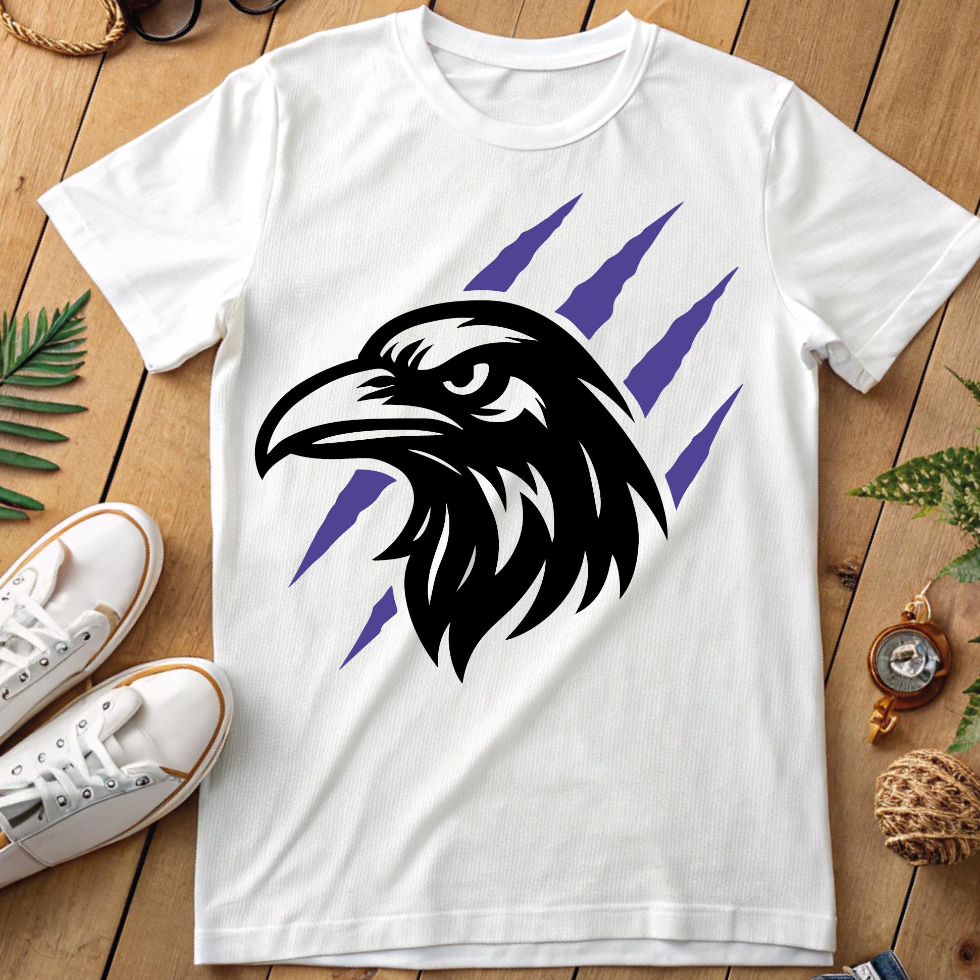 Ravens Crows Sports Team Scratch SVG, PNG, Dxf, Baseball, Basketball ...
