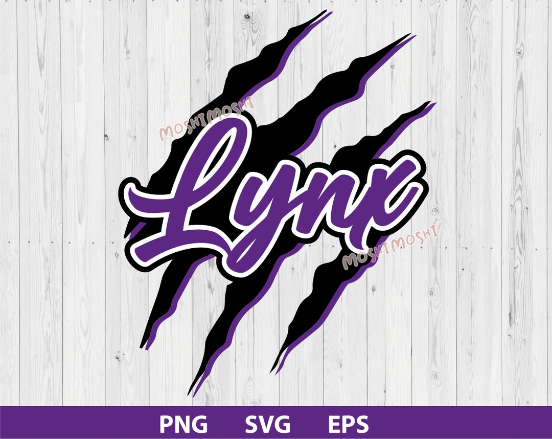 Go Lynx SVG PNG EPS Sport Team Logo File Lynxs Cricut College Claws ...