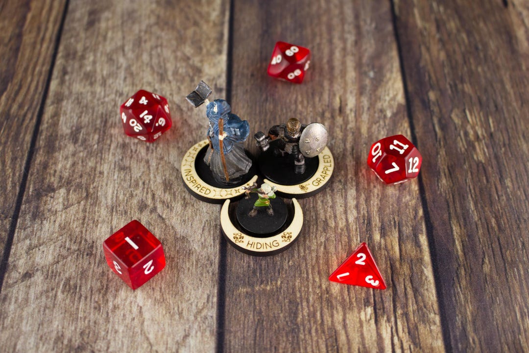 Condition Status Effect Rings, Tokens, Markers for Dungeon Masters ...