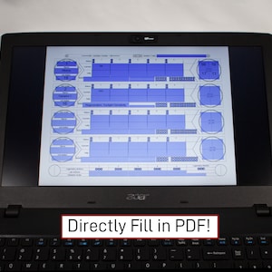 DND Combat Tracker for Dungeon Masters | Digital Download Printable PDF ...