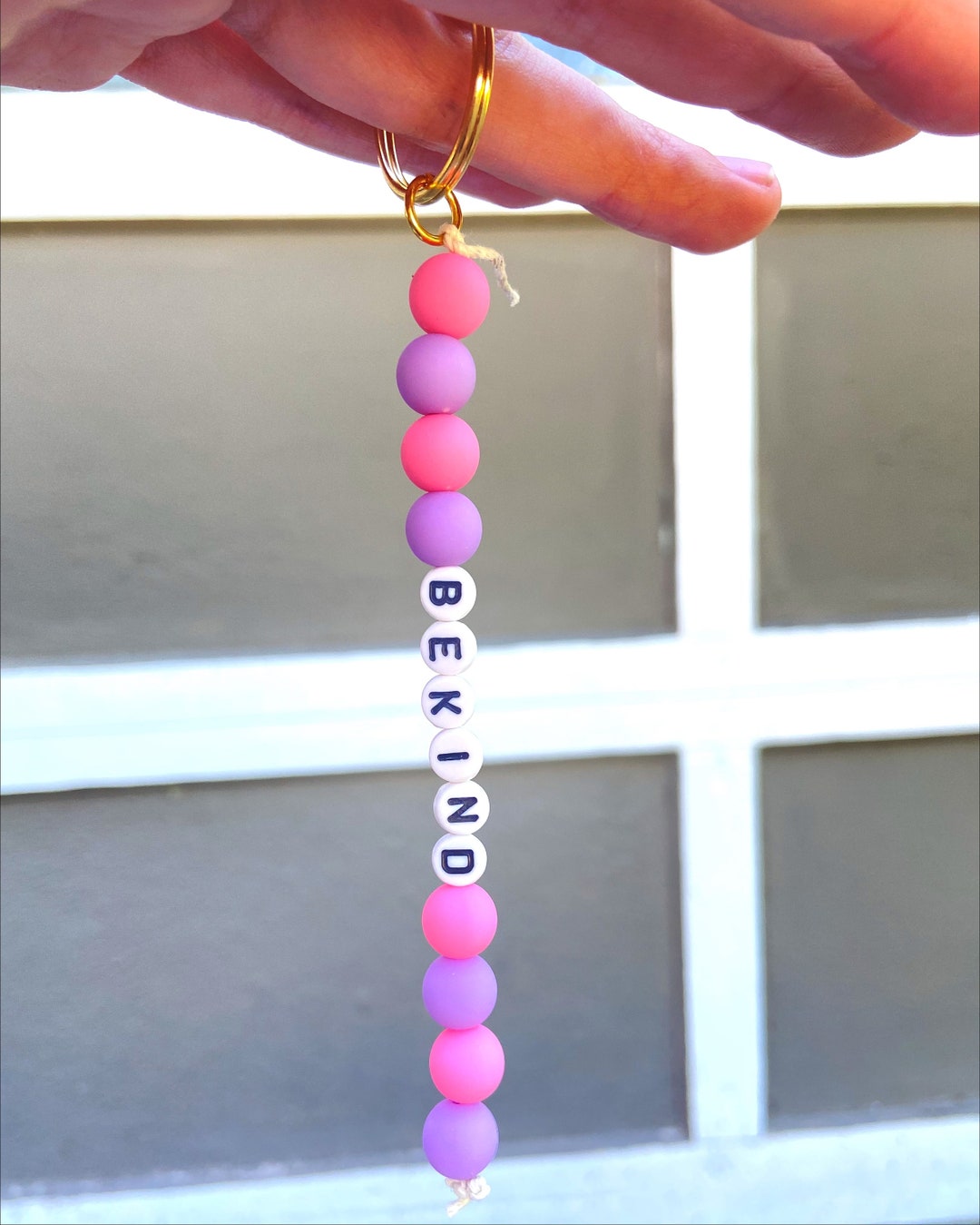 Custom Afiirmation Word Keychains - Etsy