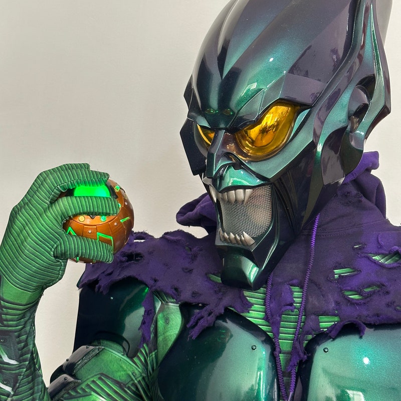 Green Goblin Cosplay Mask - Etsy