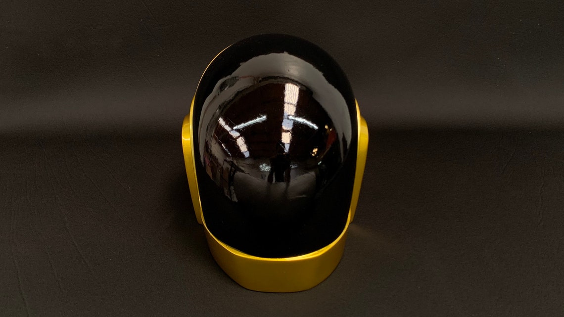 Daft Punk Helmet guy Manuel Pearl Gold - Etsy