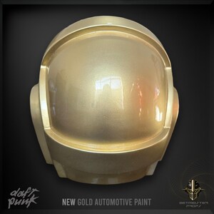Daft Punk Helmet guy Manuel Pearl Gold - Etsy