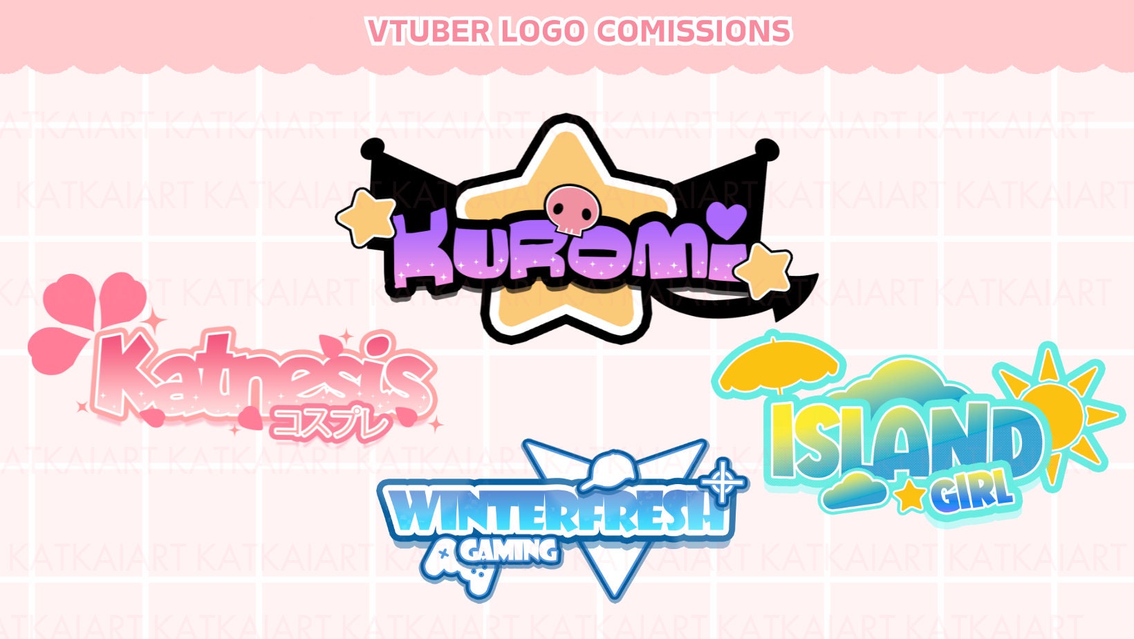 Vtuber, Vtuber Logo, Custom Vtuber Logo Commission , Custom Logo ...