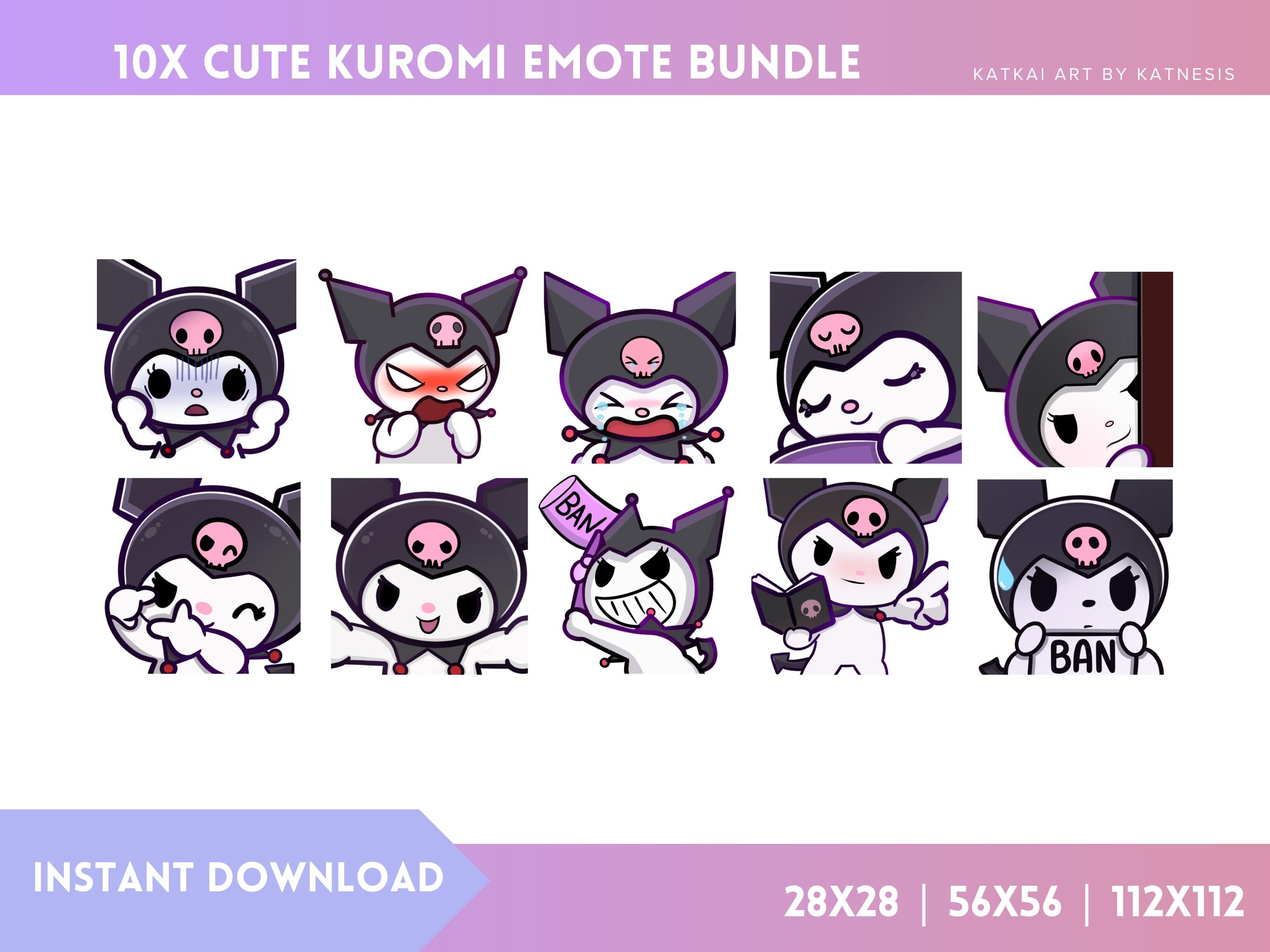 Kuròmi Emotes Pack Twitch/discord Emote/ Cute Emotes for Twitch ...