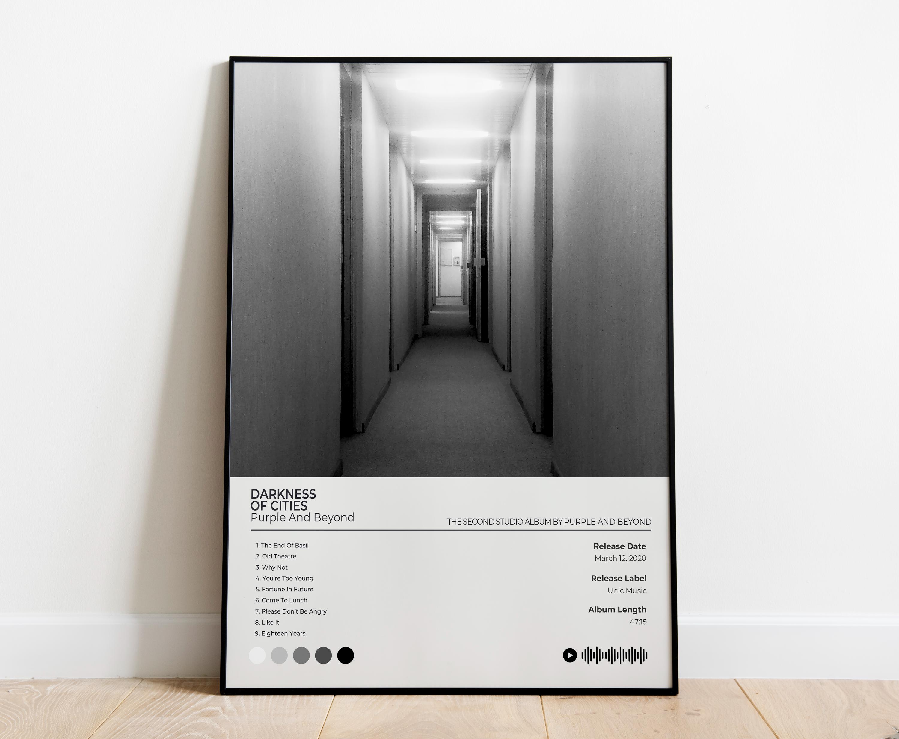 Custom Album Poster, Printable Custom Poster, Minimalist Personalized ...