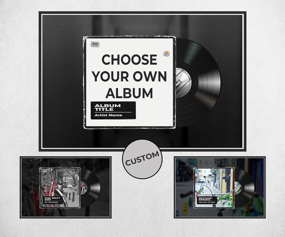 Music & Movie Posters Personalized Minimalist Album Cover Poster ...