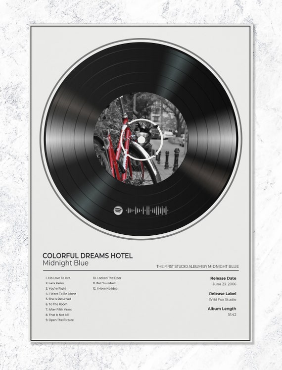 Music & Movie Posters Personalized Minimalist Album Cover Poster ...