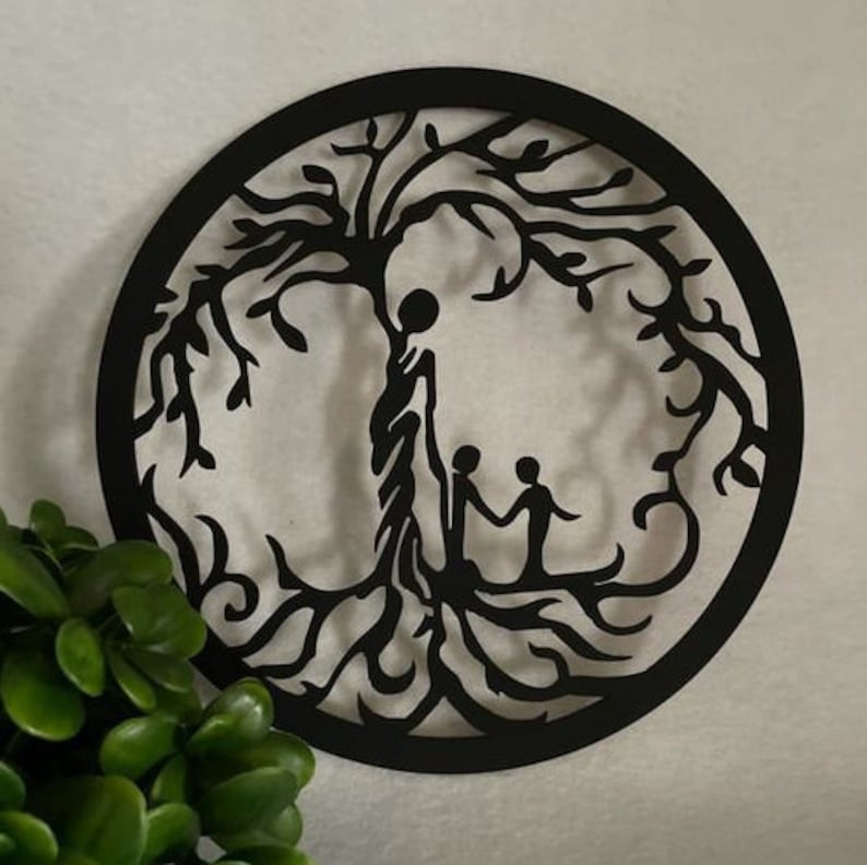 Mother Tree of Life Laser Ready SVG Files - 1 - 5 Children Included ...