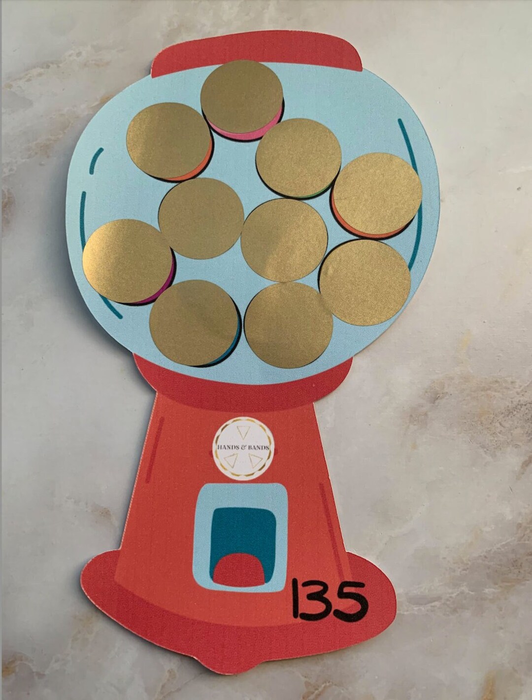 Bubble Gum Scratch off Fun Shape - Etsy