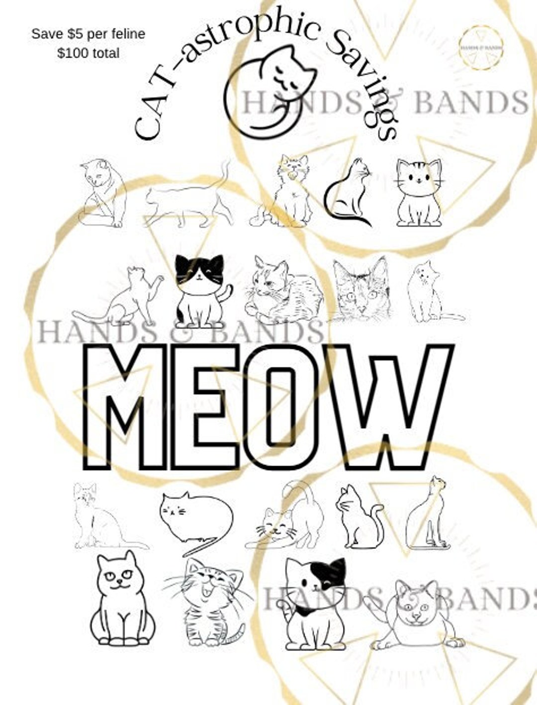 Cat-astrophic Savings Challenge - Etsy