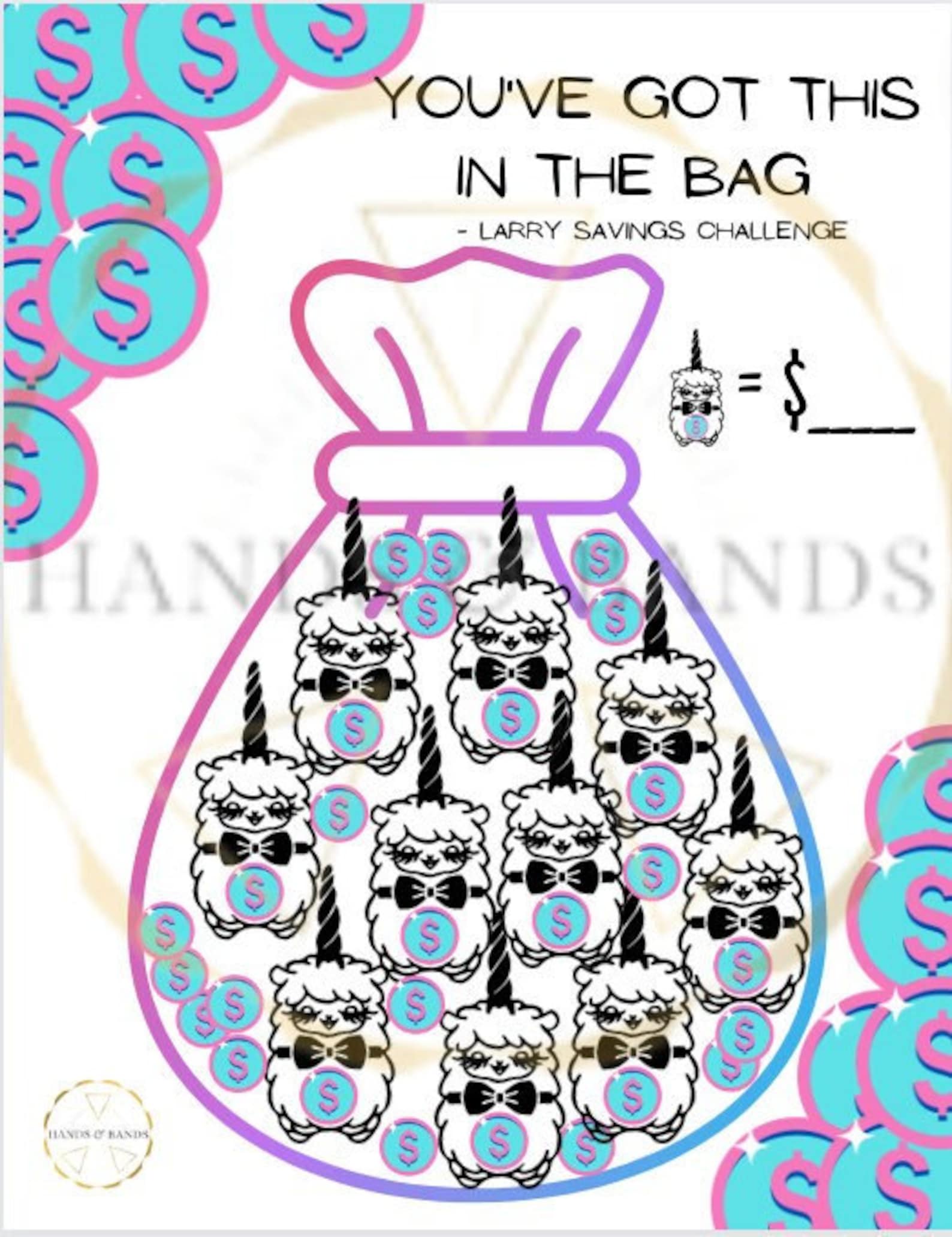 Youve Got This in the Bag Larry Savings Challenge - Etsy