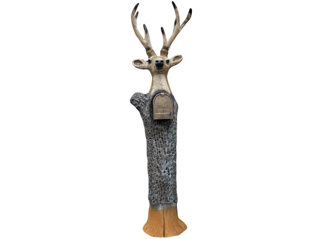 White Tail Deer Mailbox Sculpture: Unique Coastal Nautical Decor by ...