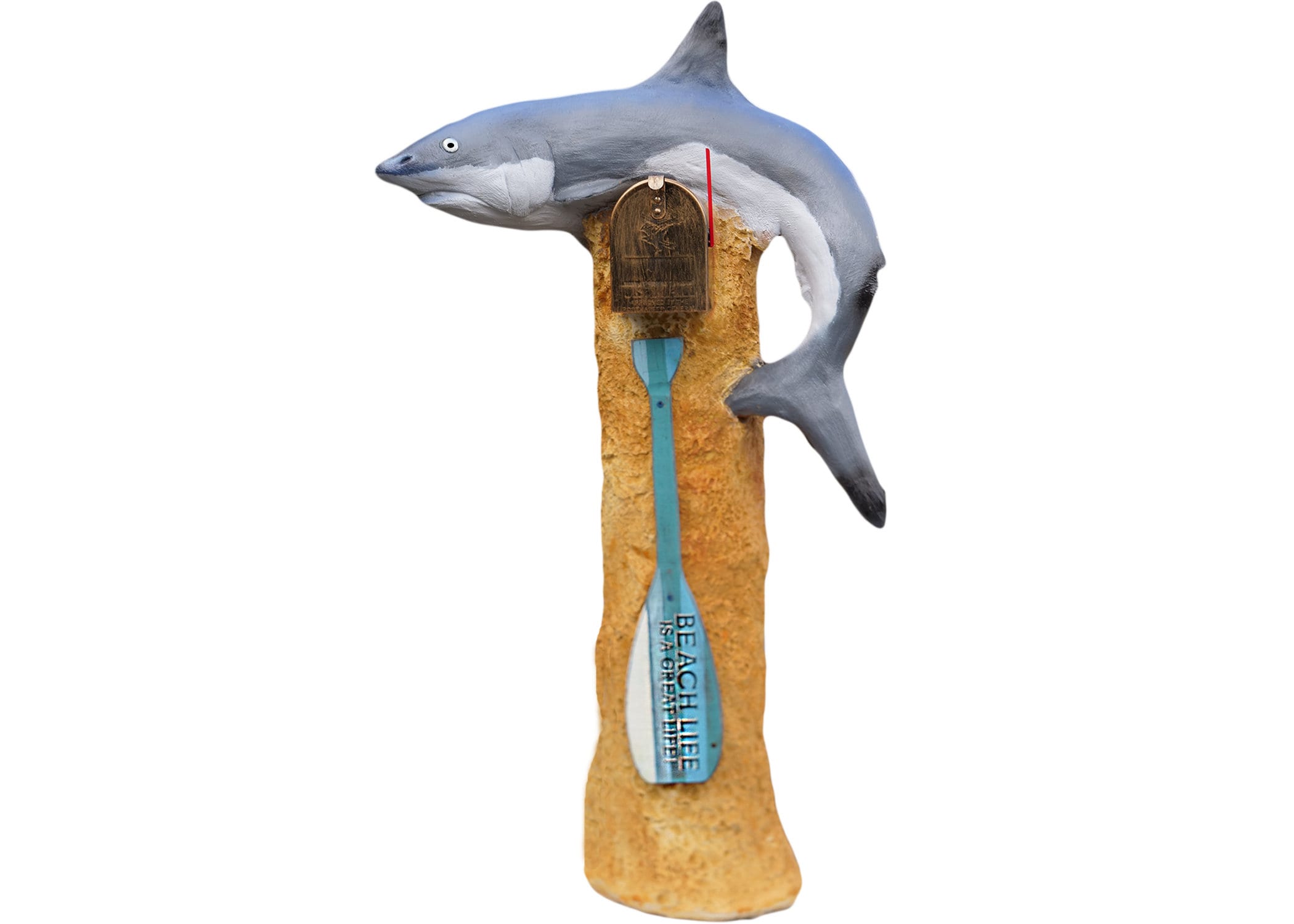 Bull Shark Mailbox Sculpture (great White Shark, Hammerhead Shark ...
