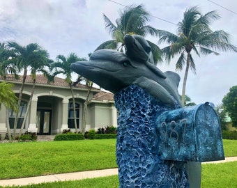Custom Dolphin Mailbox - Etsy
