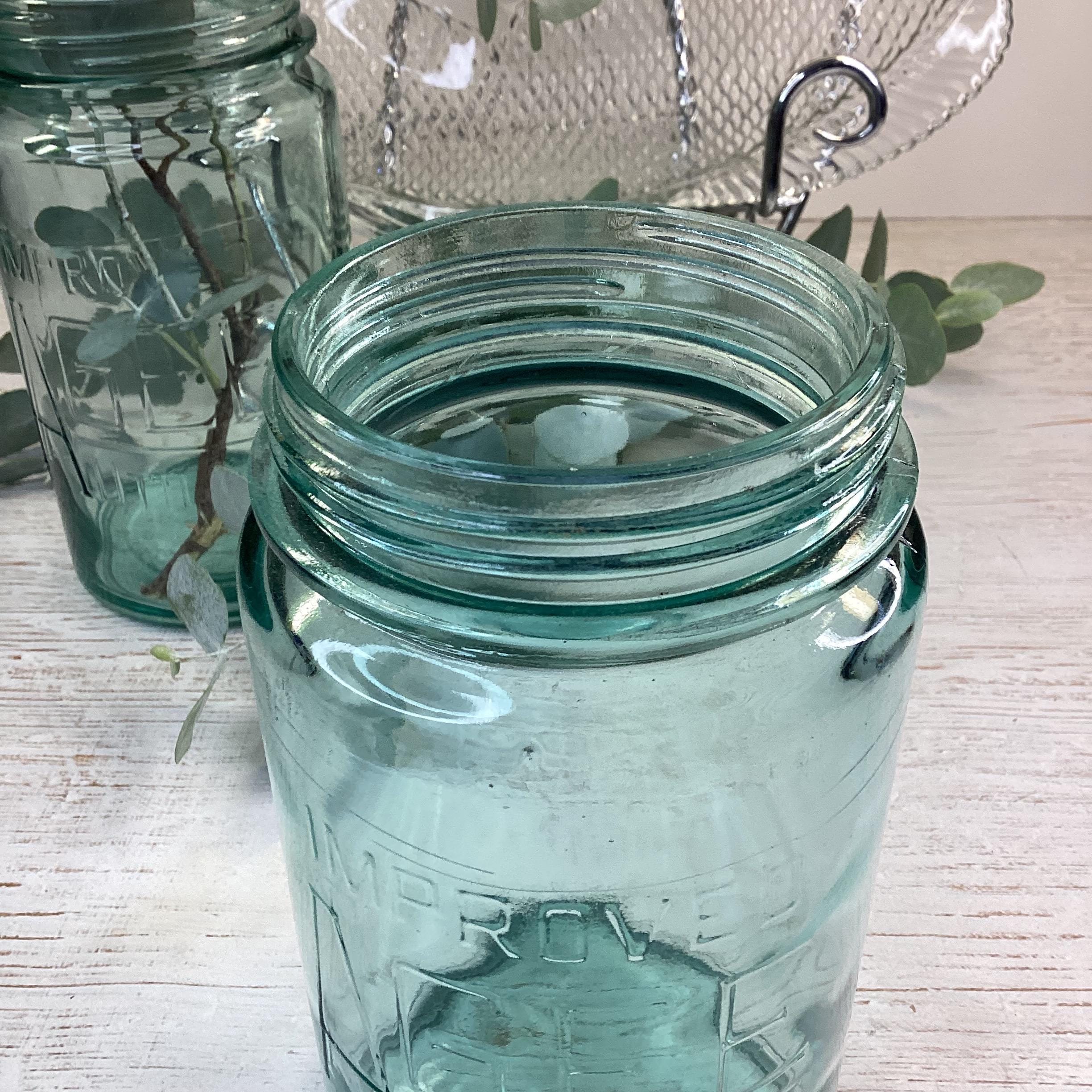 Vintage AGEE Green Glass Jars: Australian Utility Jar Set - Etsy Australia