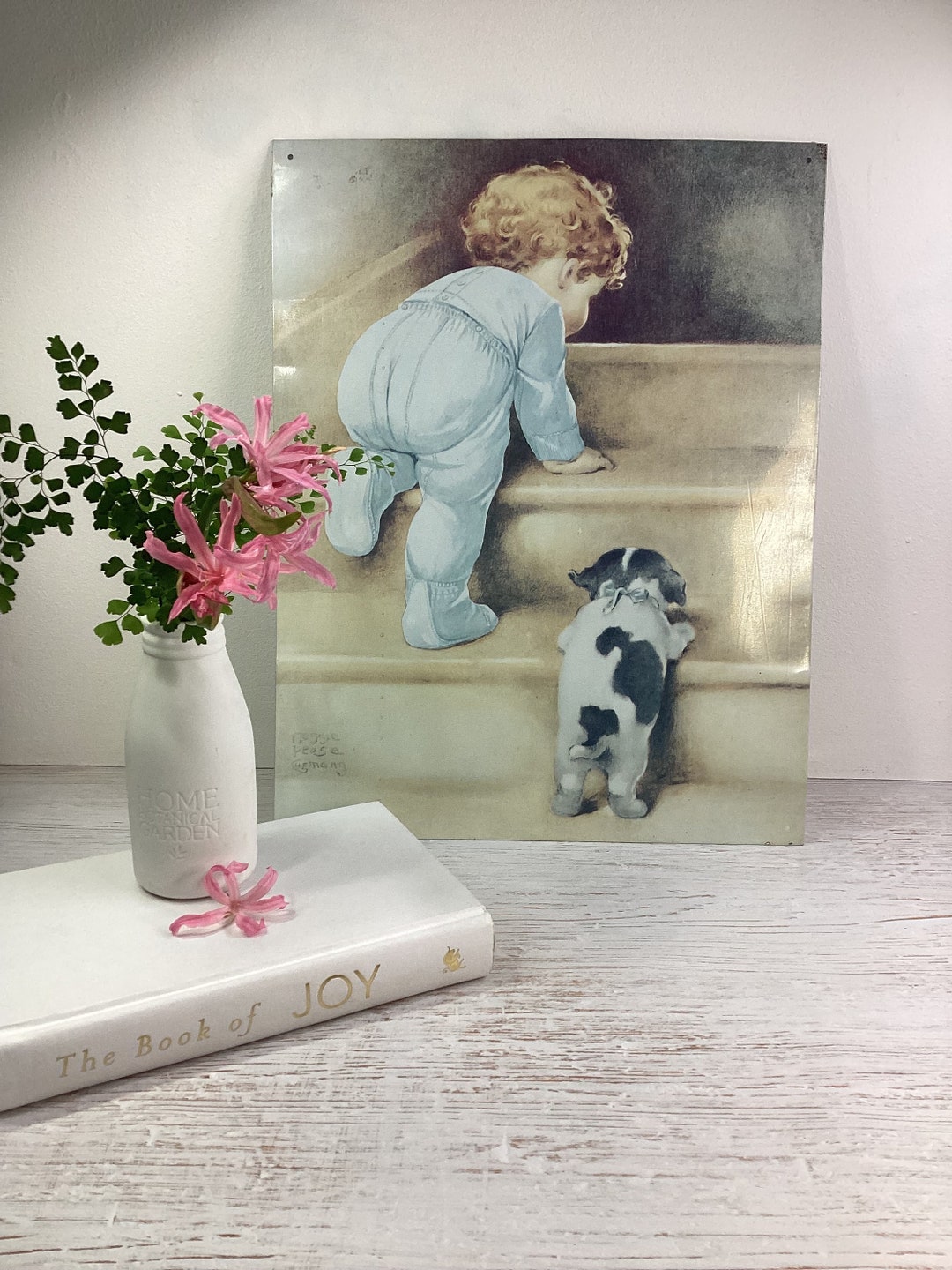 Bessie Pease Gutmann Nitey Nite Tin Sign Nostalgic Vintage Metal Wall ...