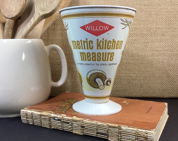 Willow Metric Kitchen Measure Australian Made Metal Vintage Measuring ...