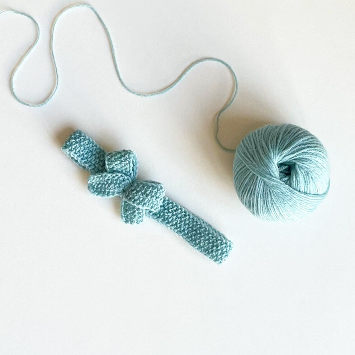 Knitting Pattern for Baby Headband, Quick and Easy Knit, Bow Headband ...