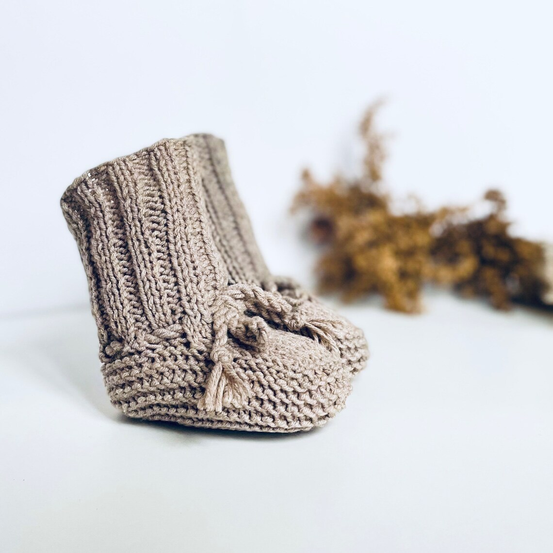 Knitting Pattern for Baby Booties, Easy Knitting Pattern, PDF Pattern ...