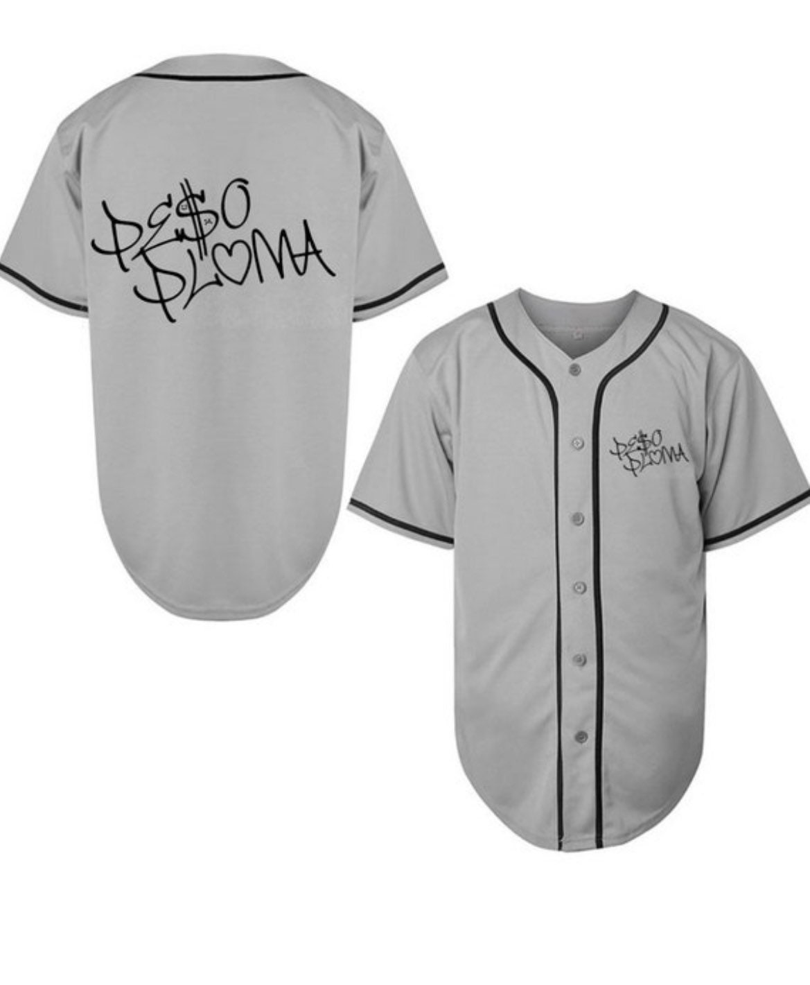 Peso Pluma Shirt Peso Pluma La Doble P Peso Pluma Tour 2023 Baseball ...
