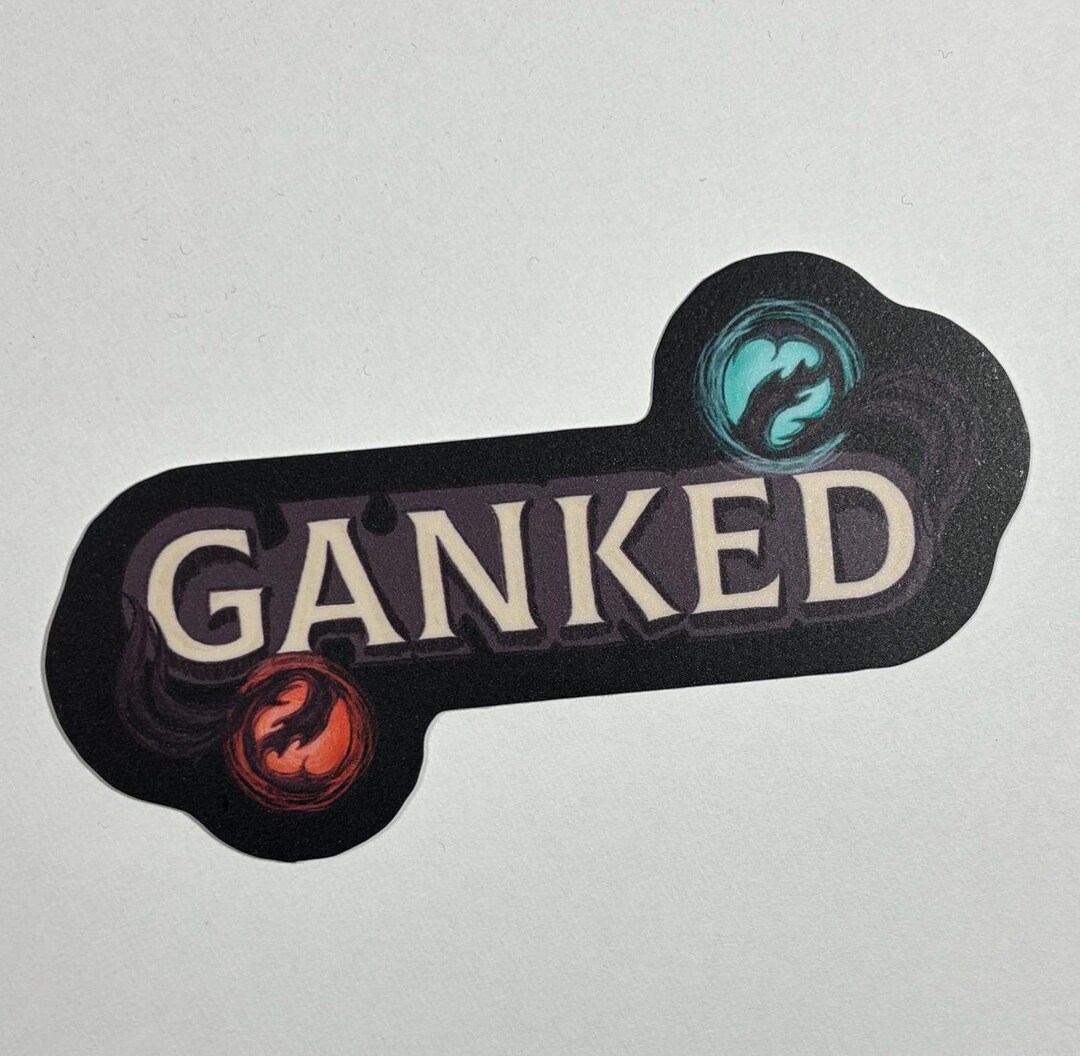 Ganked - Vinyl Sticker Matte Deadlock - Etsy