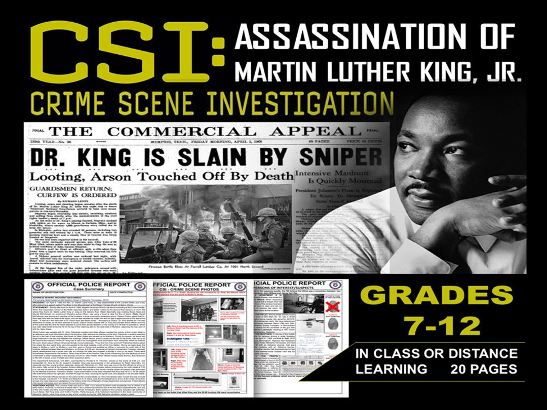 The Assassination of Martin Luther King, Jr. (cold Case Investigation ...