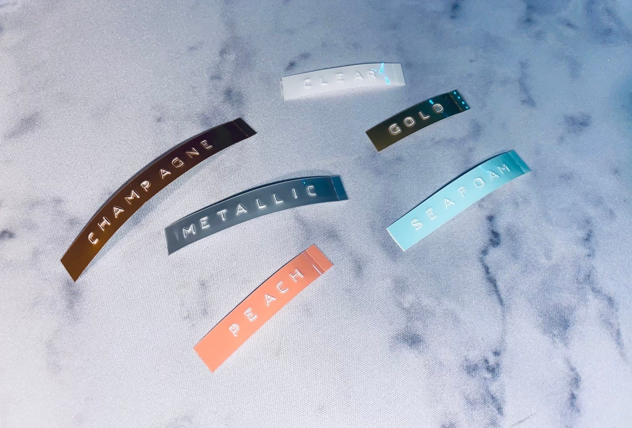 Custom Typewriter Style Embossed Labels Self Adhesive | Etsy