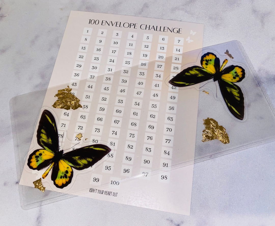 100 Envelope Challenge | Monthly & Weekly Savings Challenge | Pressed ...