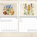 Nature Calendar 2024 Botanical Calendar Monthly Wall Calendar With ...