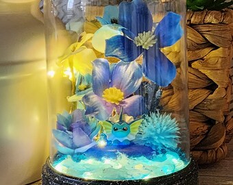 Light up Dome Terrarium Pikachu Inspired - Etsy