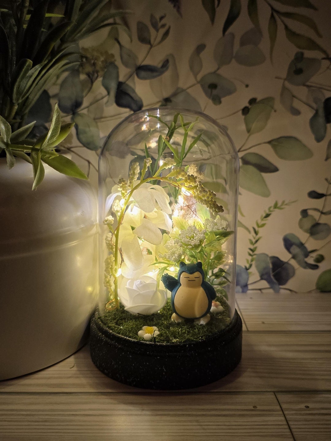 Light up Dome Terrarium - Snorlax - Etsy
